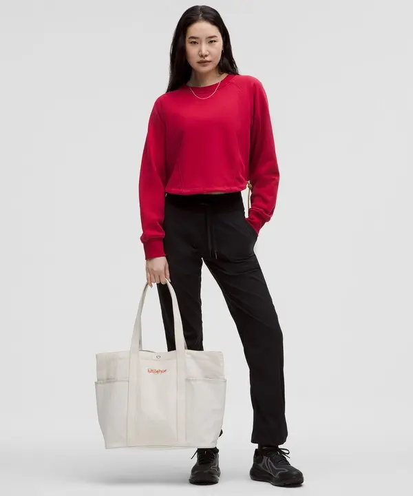 Lululemon Daily Multi-Pocket Tote Bag - Light Ivory/Year Of The